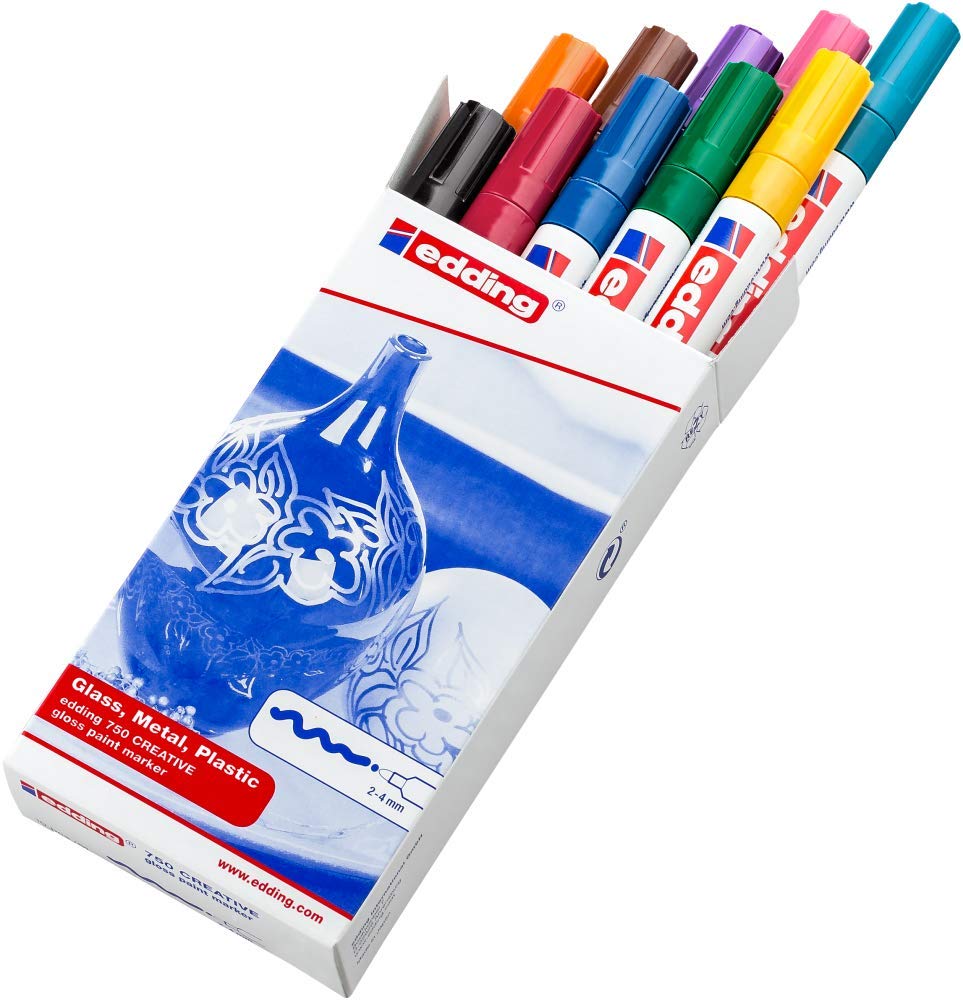 Edding 750 Paint Marker - Assorted (Pack of 10)