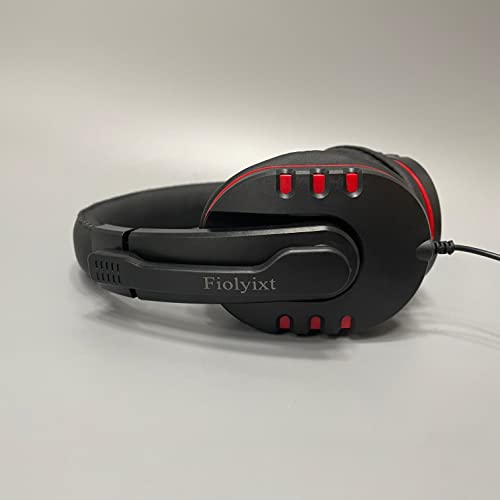 Fiolyixt Game headphones,Gaming Headset with Microphone, Compatible with PC Laptop,Noise Canceling Mic.
