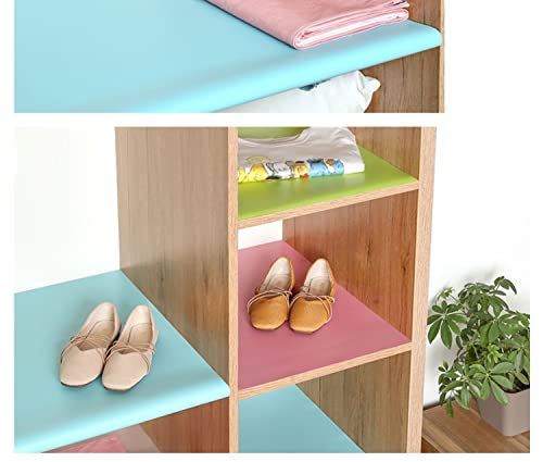 Shelf Liner, Drawer Liners for Kitchen,Non Adhesive Water Resistant, Strong Grip,Easy Clean and Trim, Smooth Surface Liners for Kitchen Cabinets, Shelves, Pantry (Blue, 11.8 inches x 59 inches)