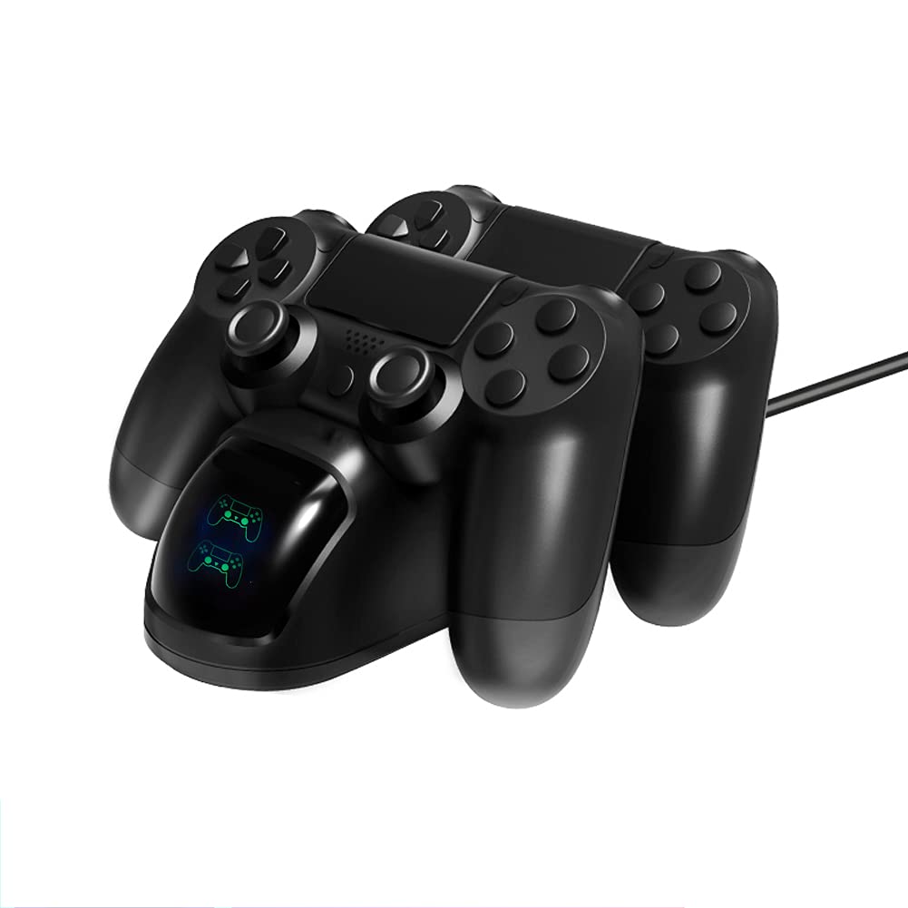 Game Handle Charger, Fast Charging Handle Charger 2 Port USB 5V Indicator Light Sturdy for Xbox One