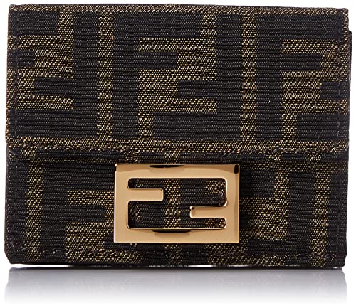 FENDI(フェンディ) Women Trifold Wallet, Tabacco+Moro+O.Soft, One Size