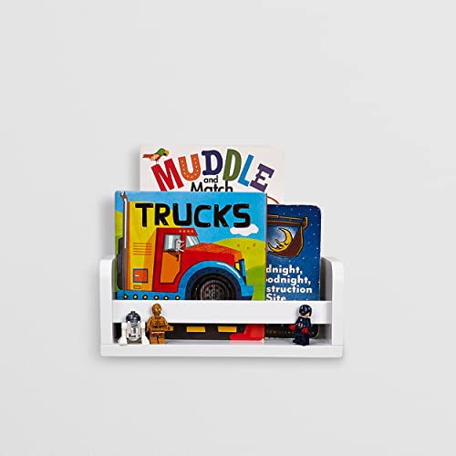 RiverRidge Kids Small 10β Floating Wall Mount Bookshelves (3-Pack)