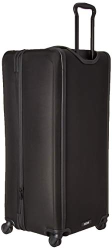 TUMI Alpha 3 Tall 4-Wheel Duffel Packing Suitcase - Features Zip Divider and Large Mesh Zip Pocket - Rolling Luggage for Men and Women - Black