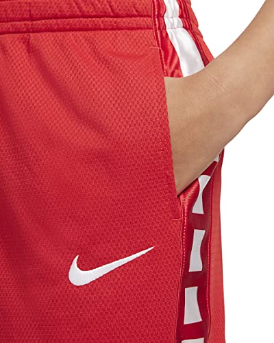 Nike Boy's Dry Shorts Elite Stripe (Little Kids/Big Kids) University Red/White SM (7-8 Big Kid)