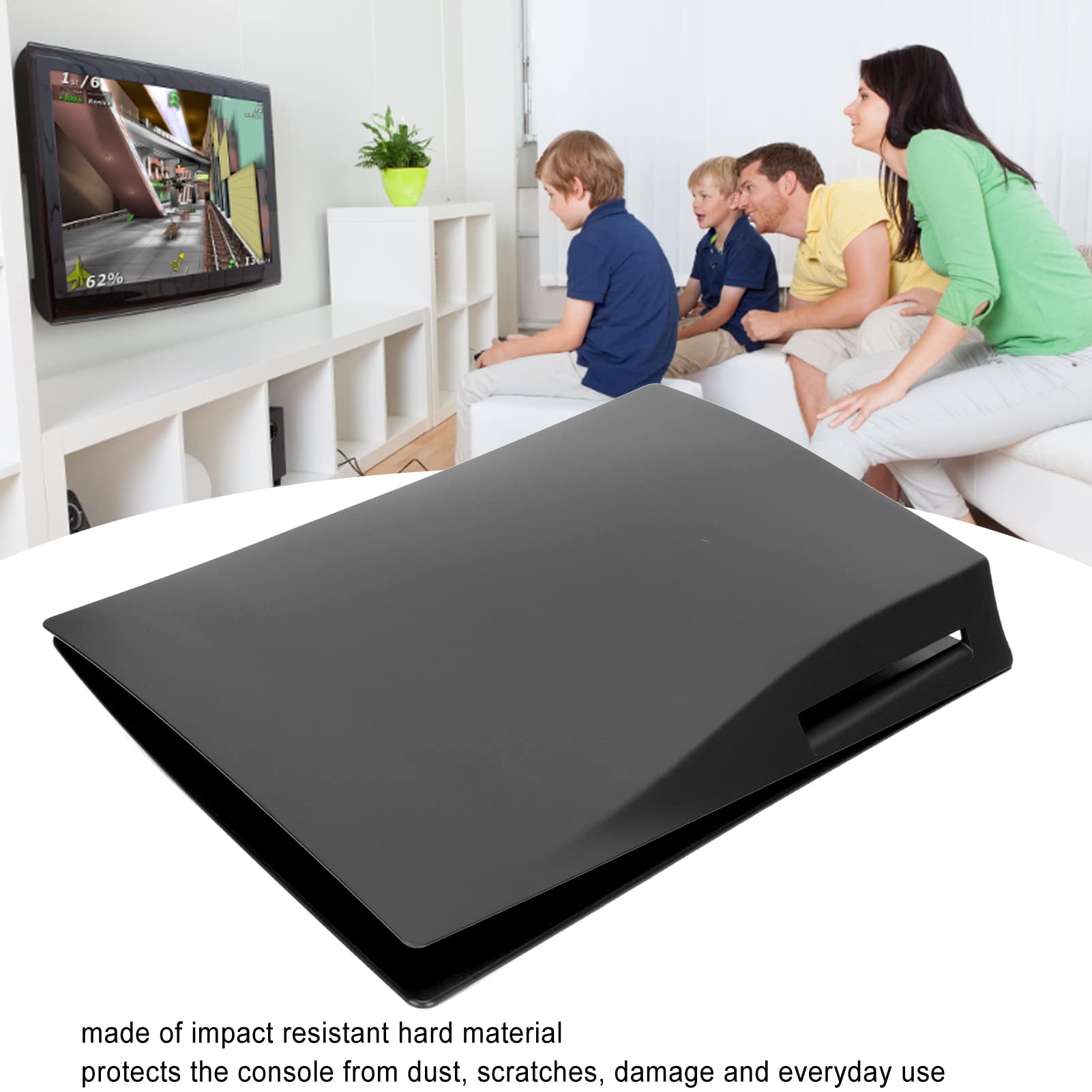 Faceplates Cover, Removable Panel Scratch Resistant Easy to Install on Game Console