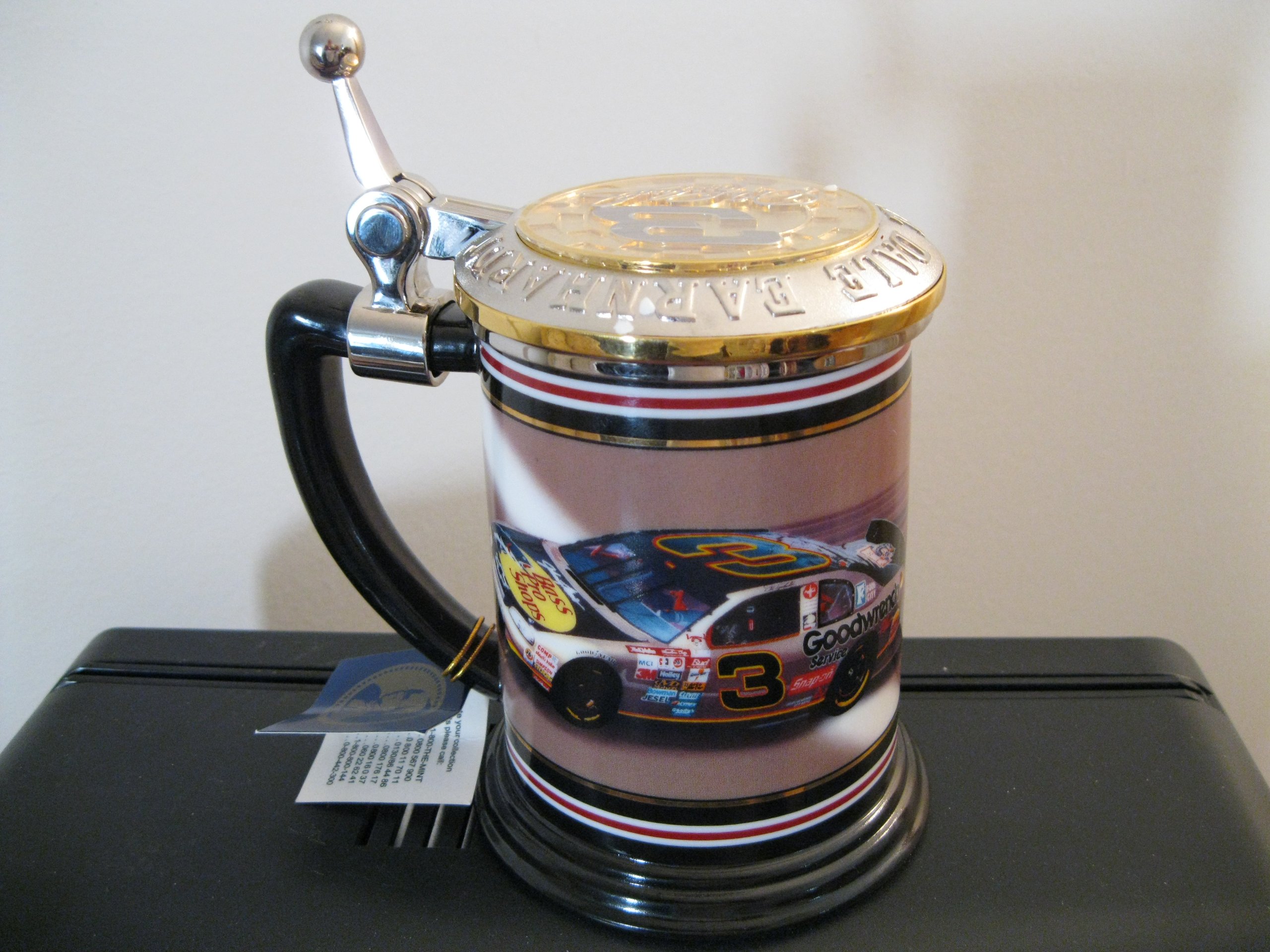 Dale Earnhardt - The Bass Pro Shop Tankard--The Franklin Mint--COA