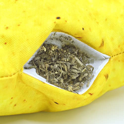 Doggijuana | Refillable Catnip Dog Toy | Naturally Calming | Catnip Grown in The USA (Taco)