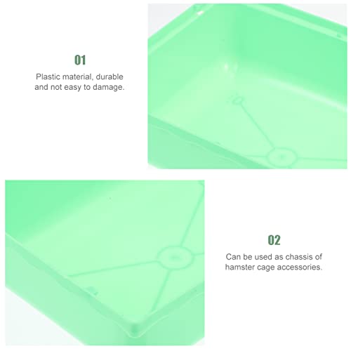 iplusmile Pans Nest Dogs Kennels Cage House Mice Crate Bedding Tray Crates Trainer Rabbits Small Animal Bottom Chinchillas Floor Replaceable Rat Habitats Cages Replacement Light Cat Gerbil