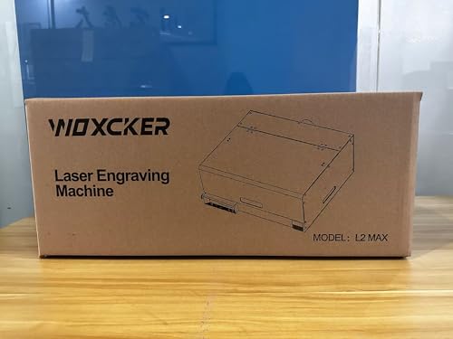 Laser Engraving Machine, Woxcker L2 MAX 5.5W Enclosure Laser Engraver, CNC Engraving Machine 0.01mm High Precision Laser Engraving and Cutting for Wood Metal Glass Suitable for Beginners