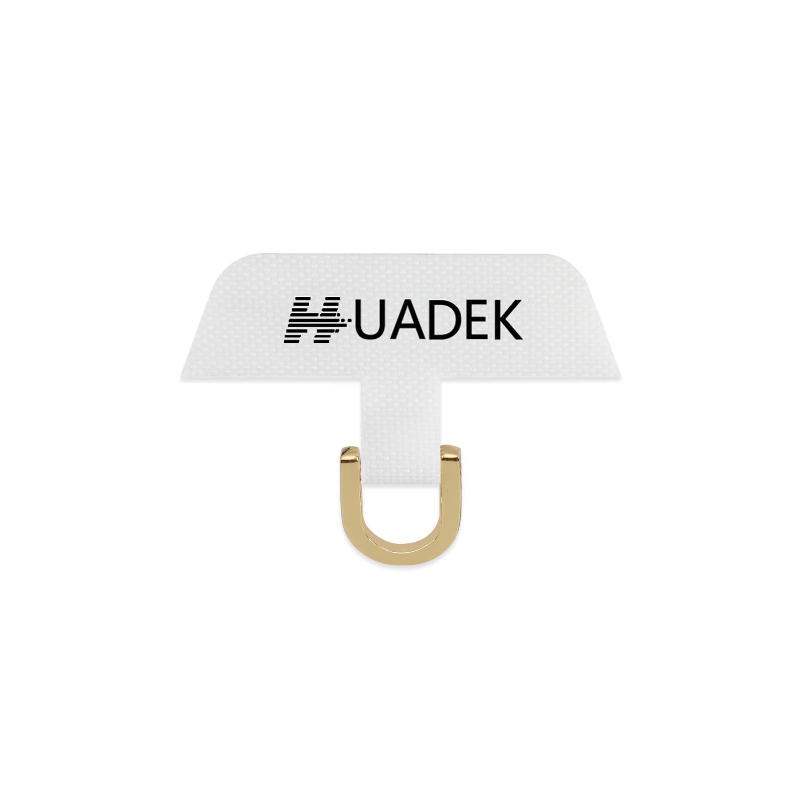 HUADEK Universal Phone Tether Tab Phone Strap Connector for Cell Phone Safety Lanyard Tab for Straps (Universal-ConTag(White) X1)