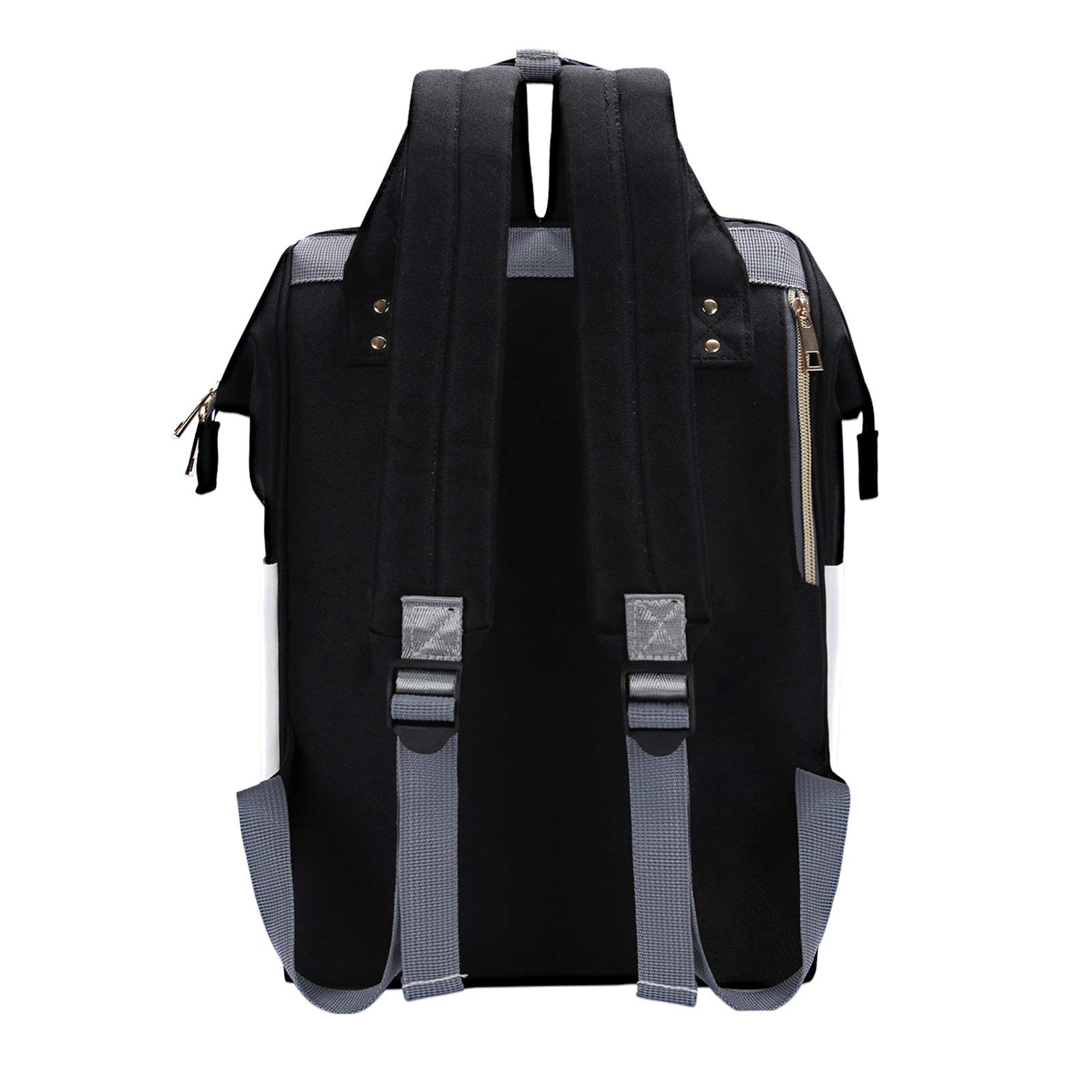 I Love United Kingdom Diaper Bag Backpack Large Capacity Mommy Bags Multifunction Nappy Bag Travel Back Pack Black-Style
