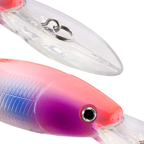 Fake Fishing Baits, 9cm Faux Bionic Lure Fake Bait with Sharp Hooks Fishhook Fishing Gear Accessory - 3
