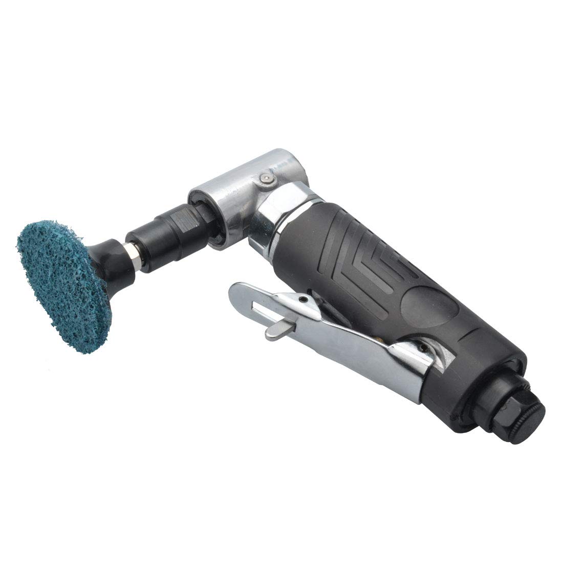 PROSHI 1/4 inch angle air die grinder with 4 pcs 2" roll lock sanding discs