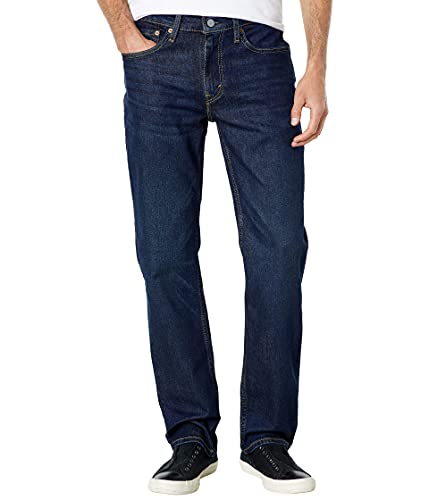 Levi's Men's 514 Straight Fit Jeans, (New) Clean Run-Dark Indigo (Advanced Stretch), 34W x 32L