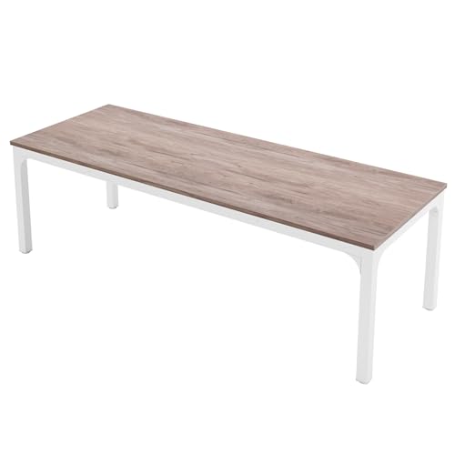 LITTLE TREE 78.7 Inches Extra Long Two Person Office Desk,Double Workstation for Home Office
