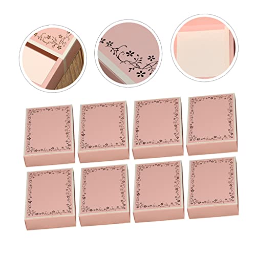 ULTECHNOVO 10pcs Packing Boxes Cake Box Food Container Cupcake Boxes Collapsible Food Container Boxes for Cookies Packaging Wedding Favor Box Cup Cake Boxes Biscuits Box Baking Supplies Mini