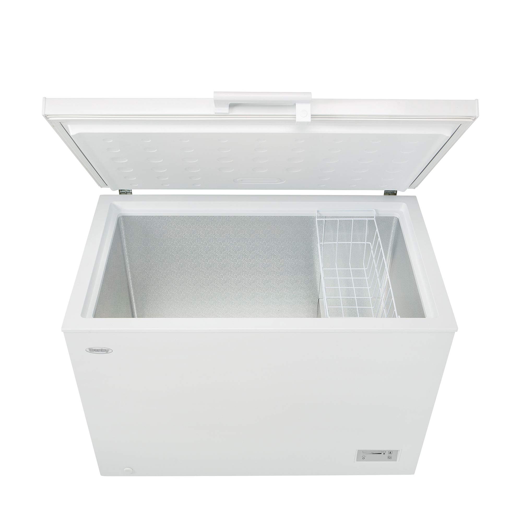 Danby DCFM110B1WDB 11 Cubic Feet Large Sized Freestanding Freezer Storage Chest with Manual Defrost for Kitchen, Basement, or Garage, White