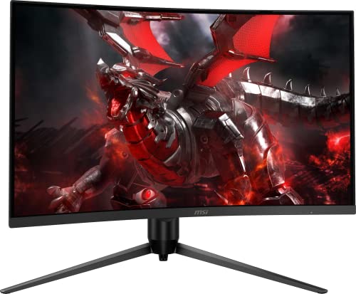 MSI G271CQP E2, 27" Gaming Monitor, 2560 x 1440 (QHD), VA, 170Hz, FreeSync Premium, HDMI, Displayport, Tilt, Swivel, Height Adjustable,Pivot