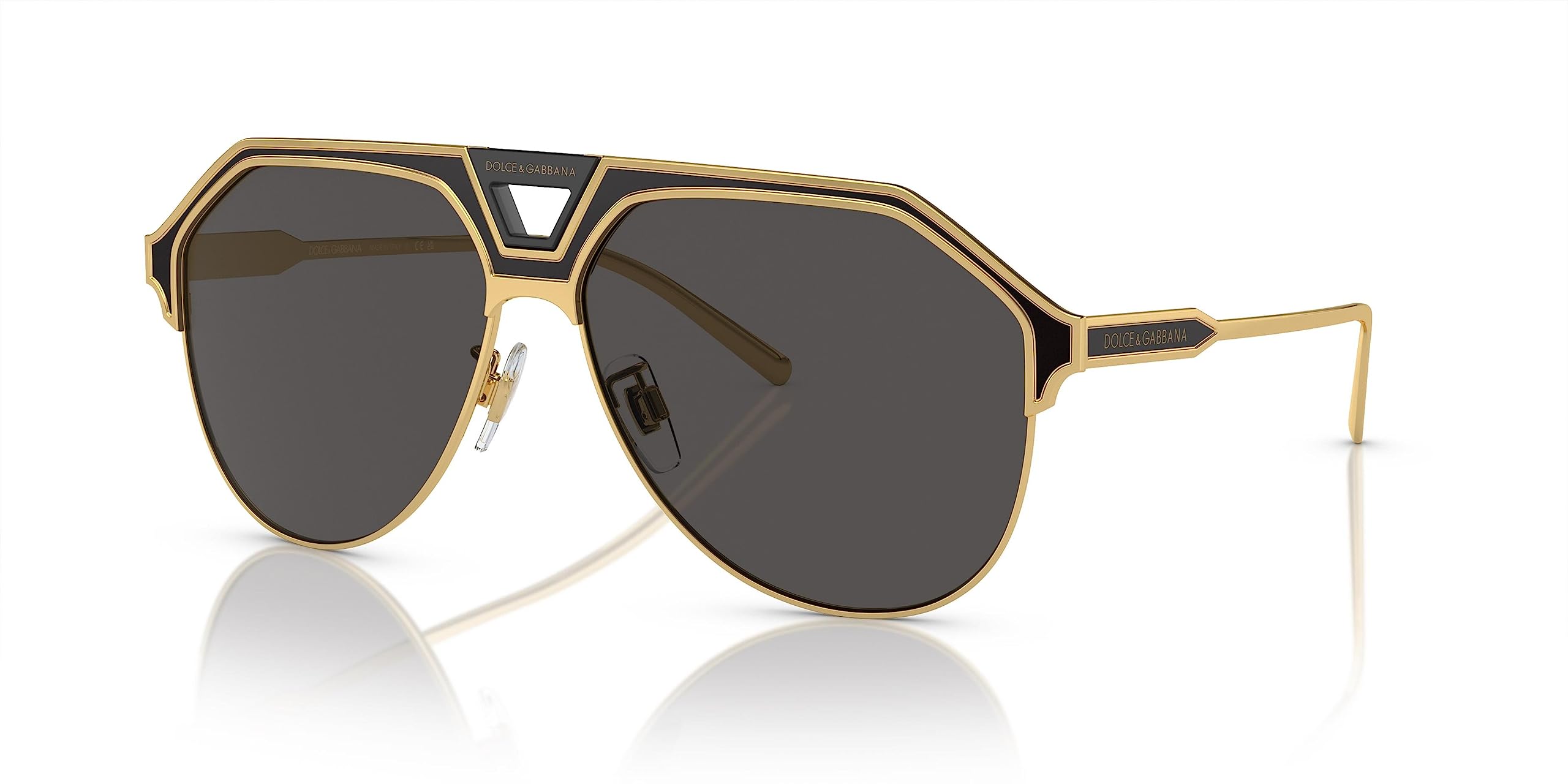 Dolce & Gabbana DG2257 Gold/Black/Gold/Black/Grey One Size