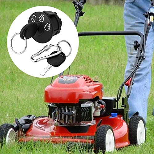 Tecreddy Ignition Switch 3 Position with Key for Cub Cadet, Troy-Bilt, MTD, Craftsman, Husqvarna, Delta, JD Riding Lawn Mower 925-04228, 725-04228