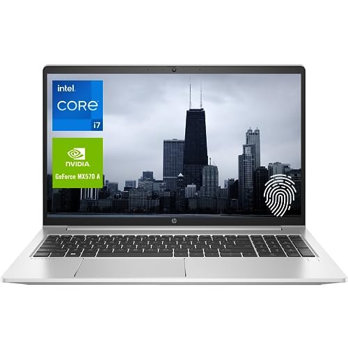 HP ProBook 450 G9 Business Laptop, 15.6ā FHD Display, Intel Core i7-1255U Processor, NVIDIA GeForce MX570A, 32GB RAM, 1TB PCIe SSD, Webcam, FP Reader, Wi-Fi 6, Windows 11 Pro, Silver