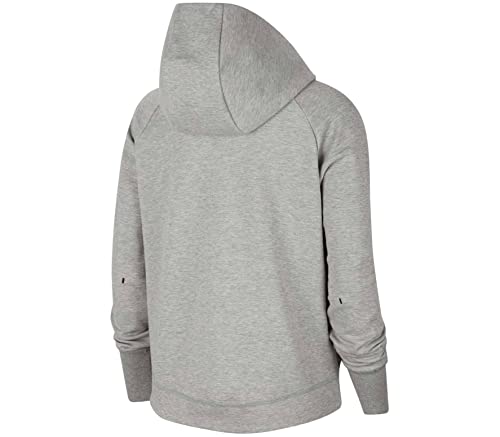 Nike Sportswear Tech Fleece Windrunner Women's Full-Zip Hoodie (as1, alpha, x_l, regular, regular, Dark Grey Heather/Black)