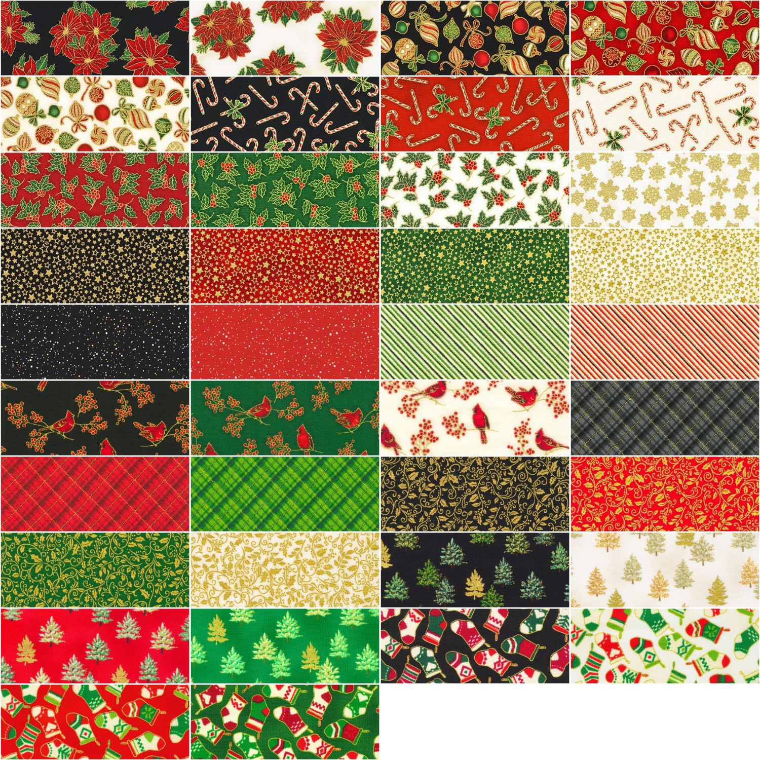 Holiday Charms Holiday Ten Square 42 10-inch Squares Layer Cake Robert Kaufman Fabrics TEN-1196-42