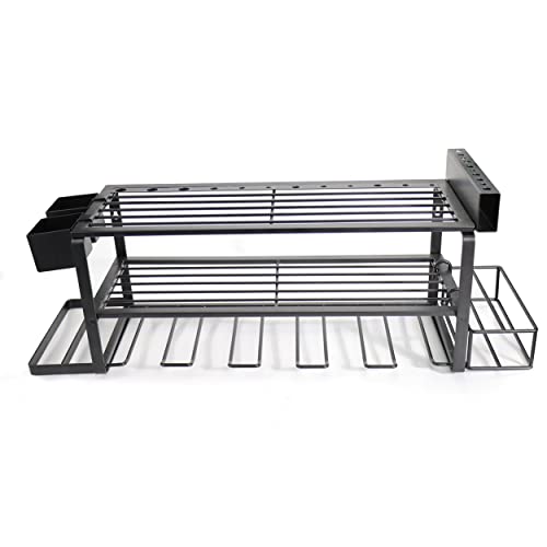 Make It Easy - Super Power Organizer Of Tools - 10 in ALL - Power Tool Storage Rack - Power Tool Organizer Shelf - Heavy Duty Floating Tool Shelf