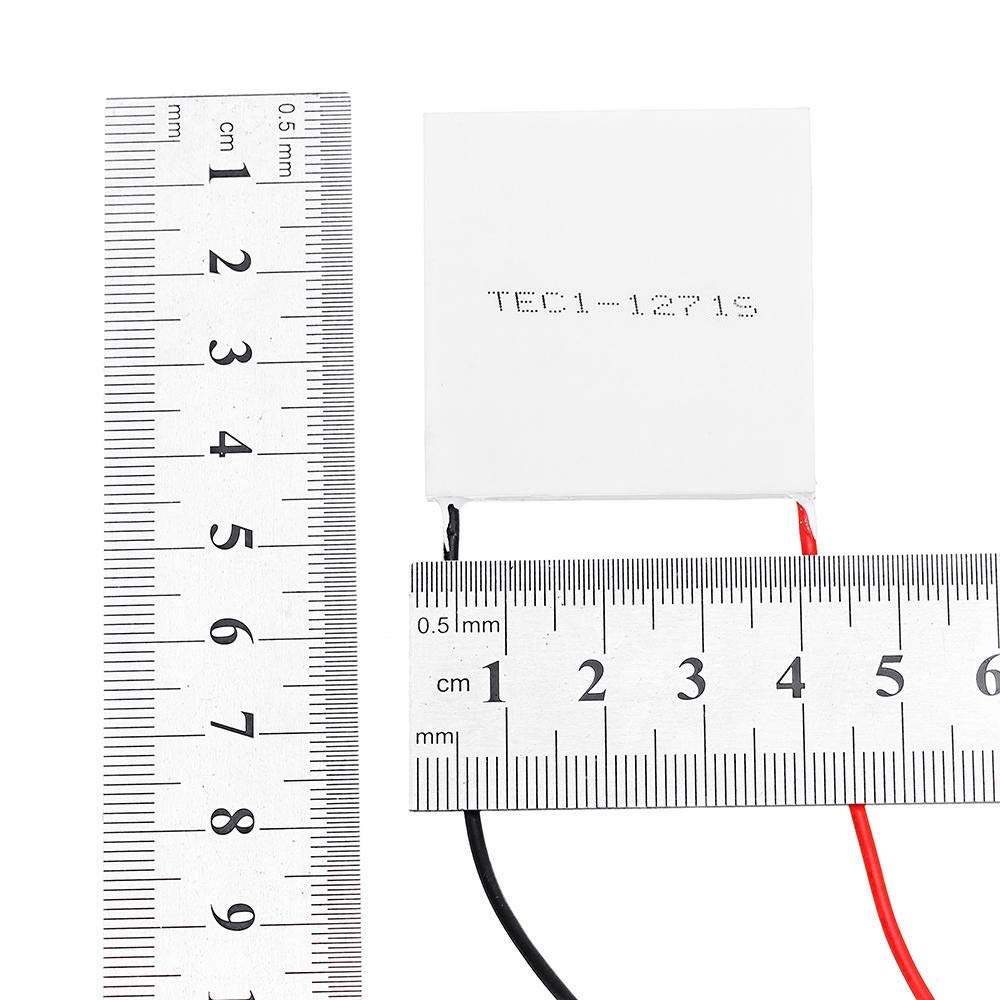 DollaTek 2pcs TEC1-12715 40x40MM Thermoelectric Cooler Peltier Refrigeration Plate
