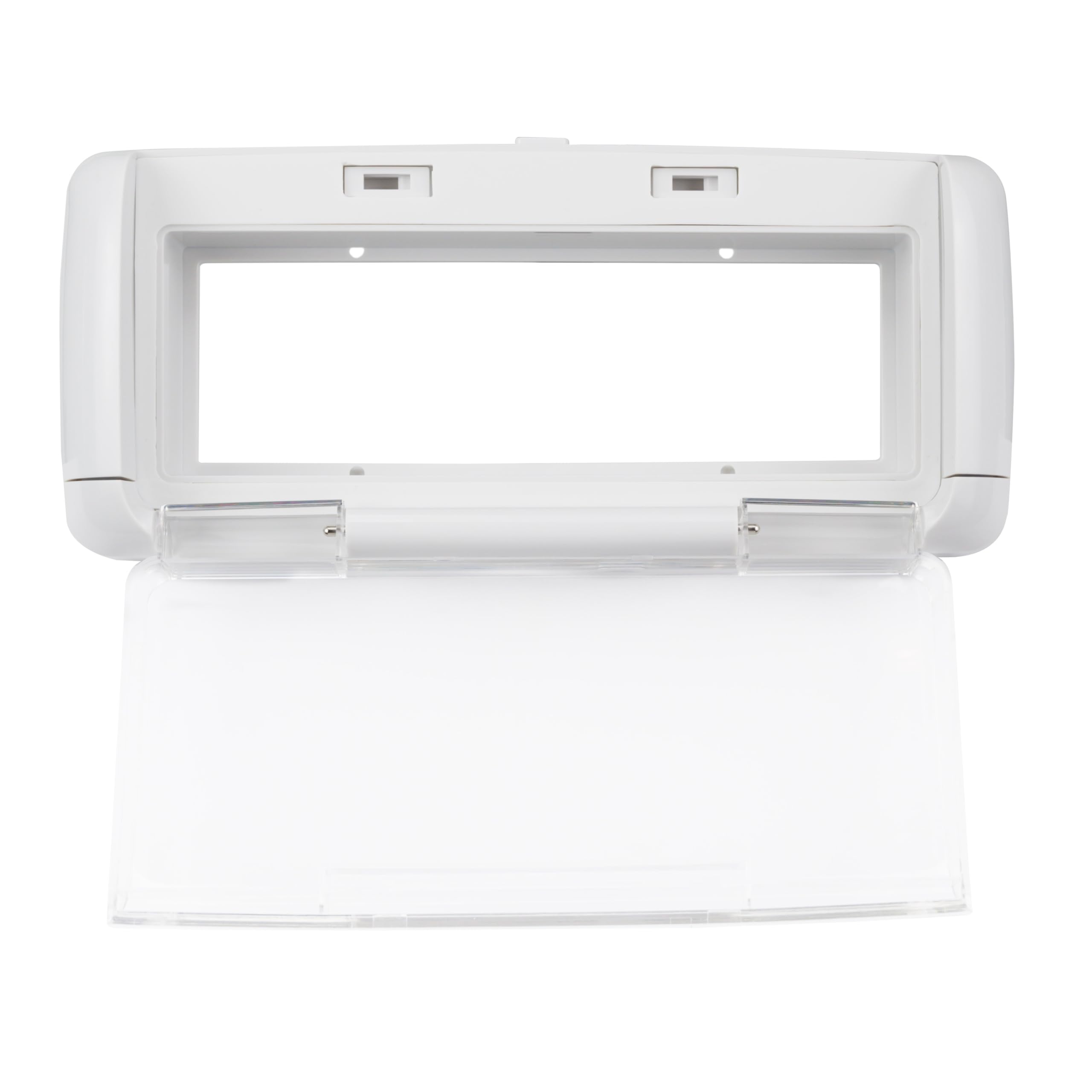Dual Electronics SG3 Splashguard Marine Radio Housing Unit, Waterproof, Transparent, Single DIN, White