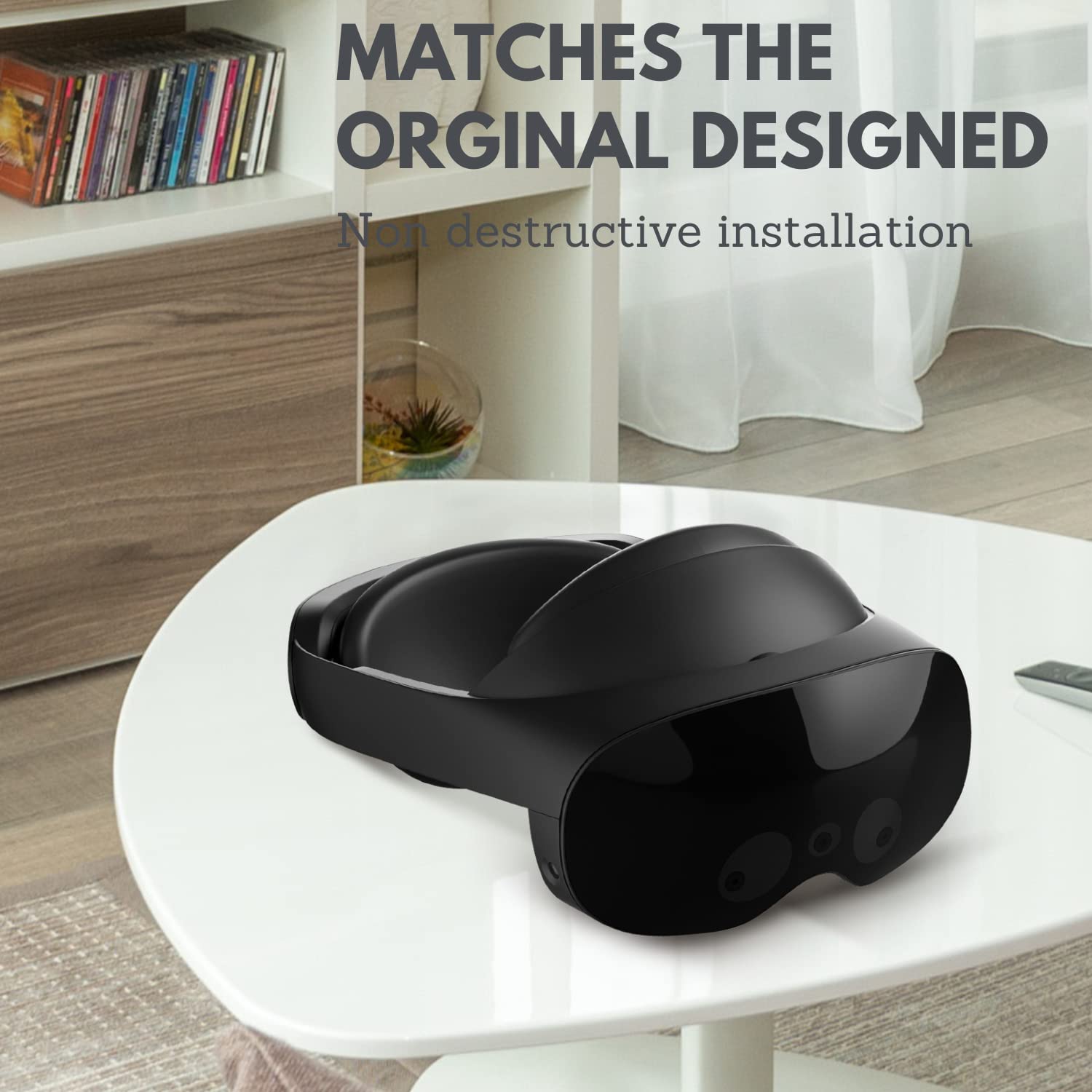 Forehead Cushion Foam Pad and Touch Controllers Grips with Lens Cover Bundle for Meta Quest Pro