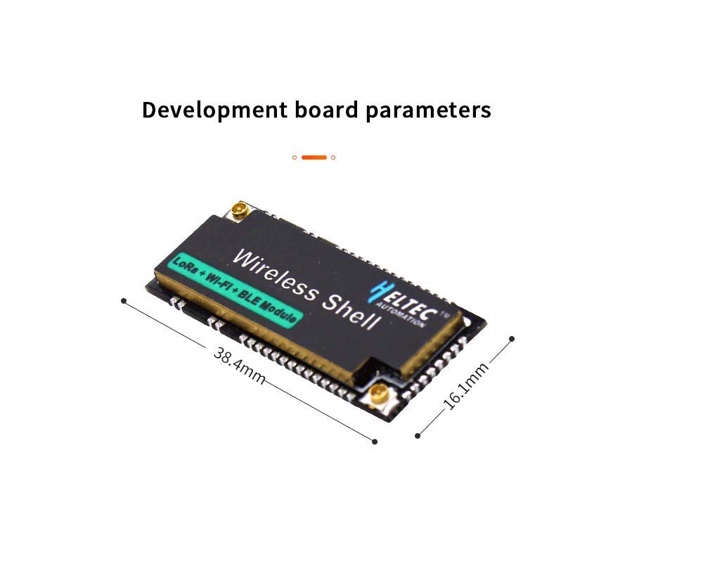 DollaTek 433/470MHZ ESP32 Wireless Shell SX1276 LoRaWAN WiFi BLE Module with 433MHZ anntenna for Arduino