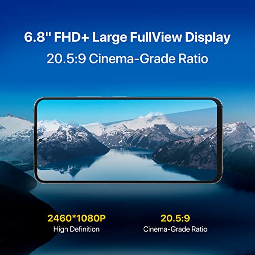 UMIDIGI A11 Pro Max Unlocked Cell Phone, with Sony Camera, 6.8" FHD Full View Screen, 5150mAh Battery Android 11 Smartphone with Dual SIM (A11 Pro Max 4+128G, Frost Grey)