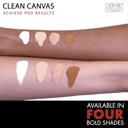 Gerard Cosmetics Clean Canvas Fair Eye Concealer and Base Smudge Proof | Makeup Primer and Eyeshadow Base | Made in the USA | Vegan Formula | Cruelty Free