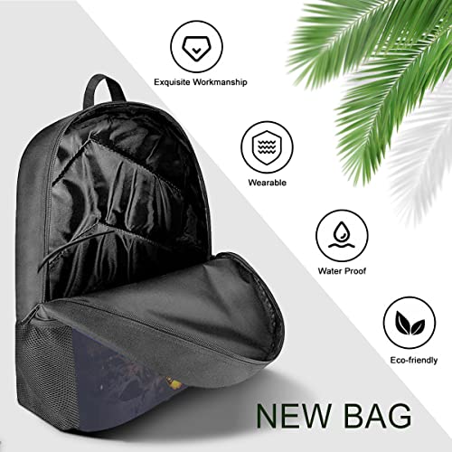 Royal Kylin 3-Piece Set Classic Backpack Insulation Lunch Bag Pencil Bag Backpack (yellow, One Size)