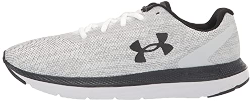 Under Armour Men's Charged Impulse 2 Knit Road Running Shoe, White (100)/Black, 15