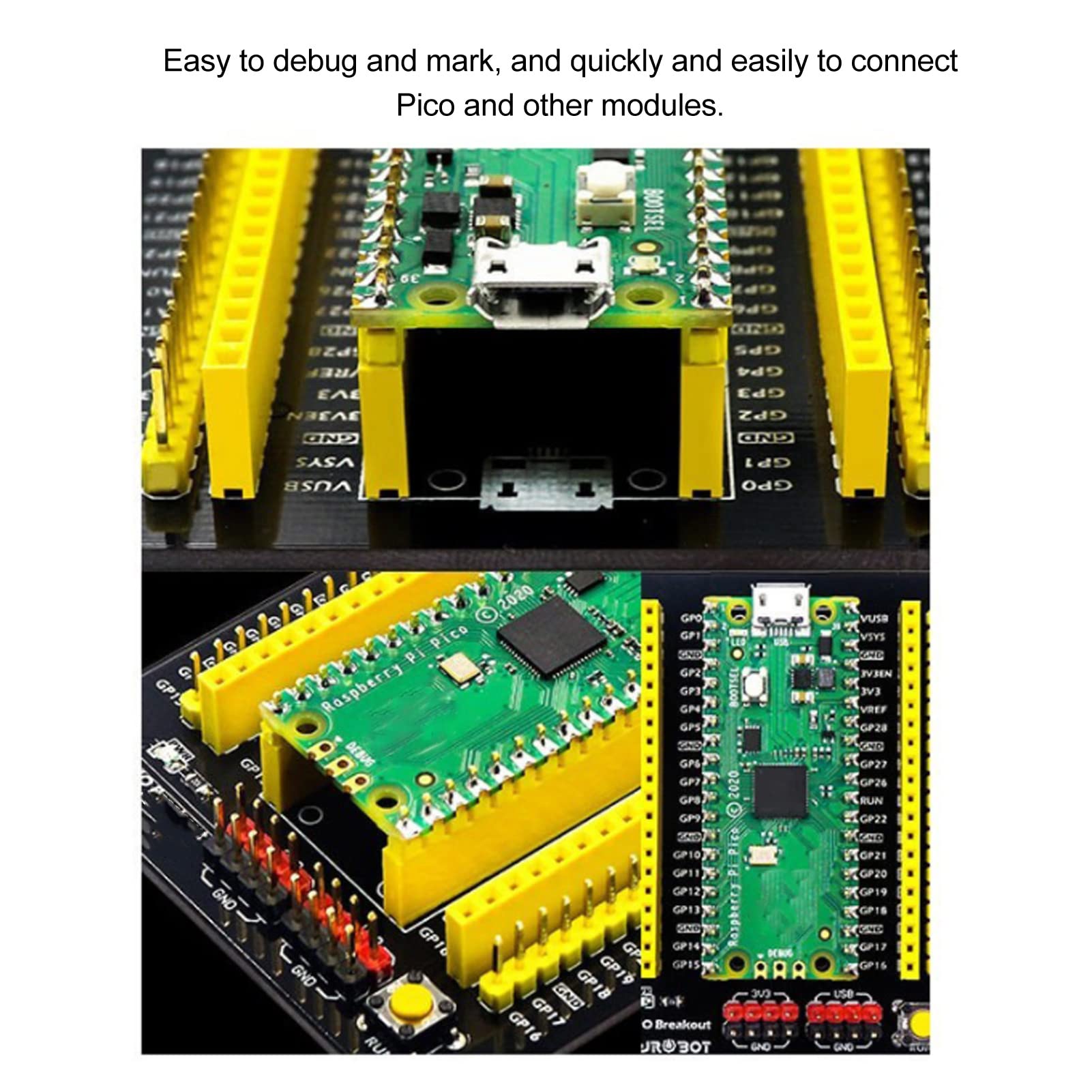 FOTABPYTI Expanding Board, Easy Debugging 2500x2100mil 40Pin Development Tool for Wearable Devices