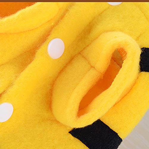 Pet Dog Cat Clothes Small Dog Clothing Knitted Costume Pet T Shirt Pullover Breathable Puppy Dress Doggie Warm Sweater Yellow Medium