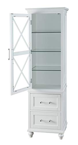 Teamson Home Dawson Wooden Storage Cabinet, Standard, Linen Tower