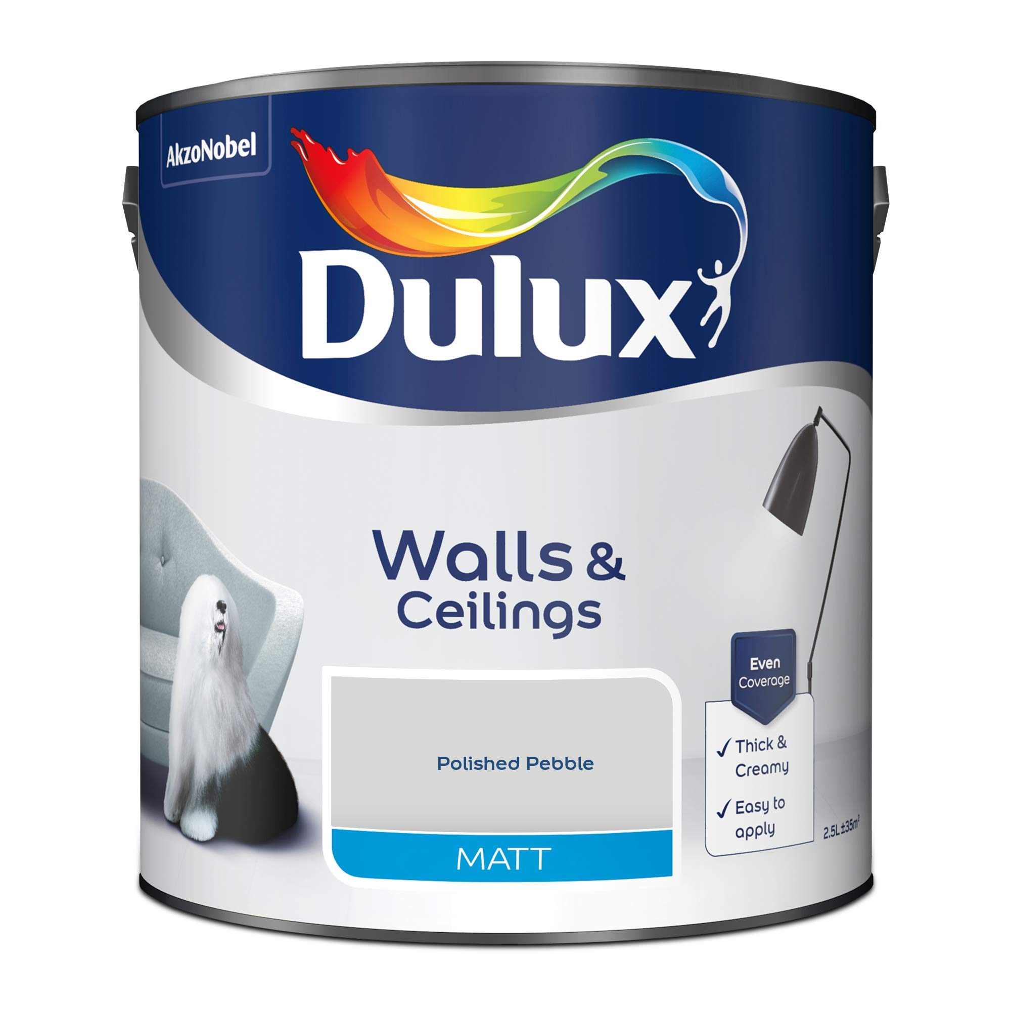Dulux Matt Polished Pebble 2.5L [Misc.]