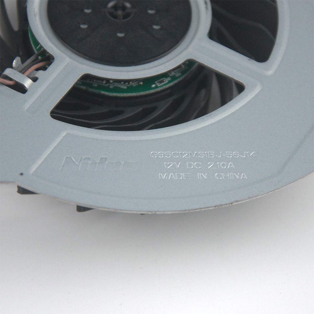 Replacement Internal Cooling Fan Repair Part Kit for Sony Playstation 4 PS4 Pro, Internal Fan G95C12MS1AJ-56J14 KSB1012H CUH-7015B PS4 Pro,(12V)
