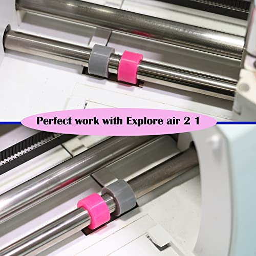 Rubber Roller Replacement Compatible with Cricut Maker Maker 3 and Explore Air2 1 Series, Durable and Long-Lasting[8Packs]