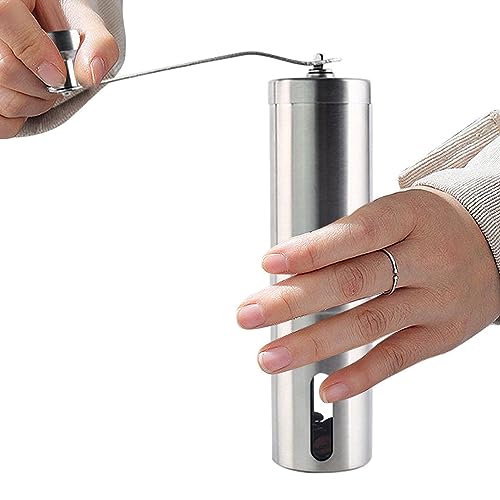 Manual Coffee Grinder, Manual Coffee Grinder with Ceramic Core, 250g Tailor Manual Coffee Grinder with Detachable Design, Detachable Hand Crank Coffee Grinder, with Ceramic Burr for Coffee Beans