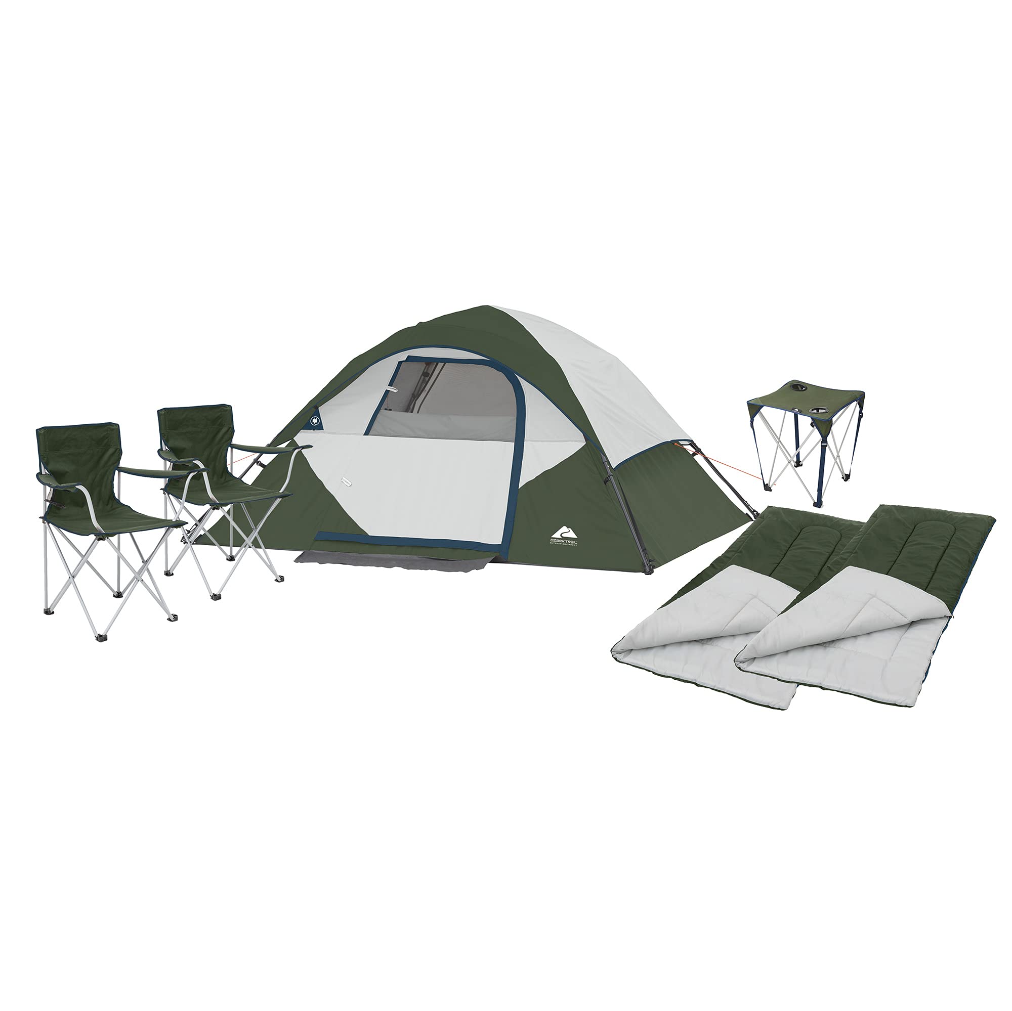 Dome Tent Ozark Trail 6-Piece, 4 Person Camping Combo Tent