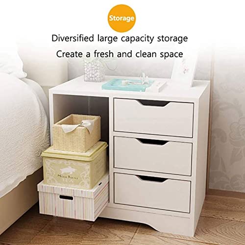 HIGOH Bedside Table Single Drawer Bedroom Bedside Table Bedside Table Modern Living Room Bedroom Locker Home Furniture