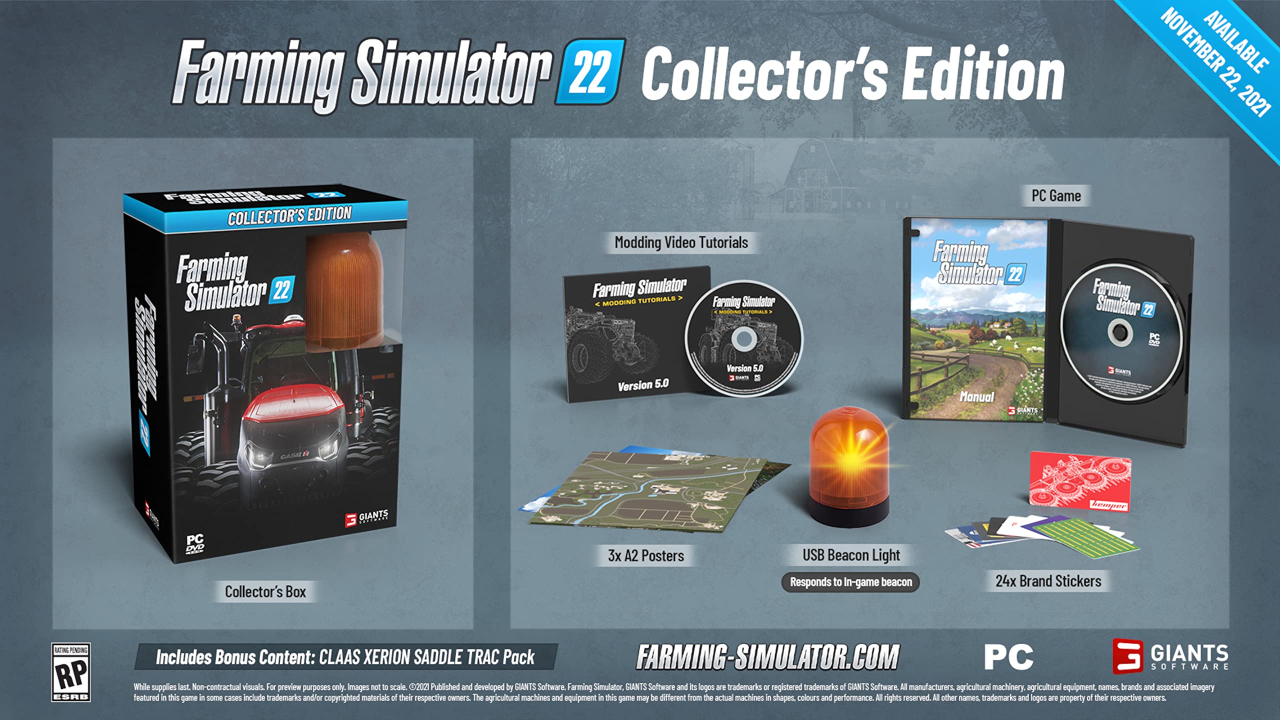 Farming Simulator 22 Collector’s Edition + Expansion Pack - PC