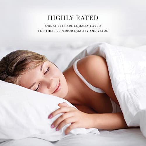 Linen Market 4 Piece Full Size Sheet Sets (Light Blue Floral) - Sleep Better Than Ever with These Ultra-Soft & Cooling Bed Sheets for Your Full Size Bed - Deep Pocket Fits 16" Mattress
