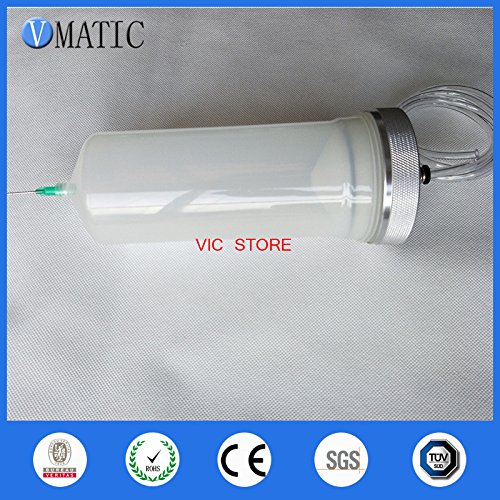 Quality 500Cc 500Ml Luer Lock Tip Plastic Dispenser Dispensing Syringe Barrel With Piston & Adapter Set