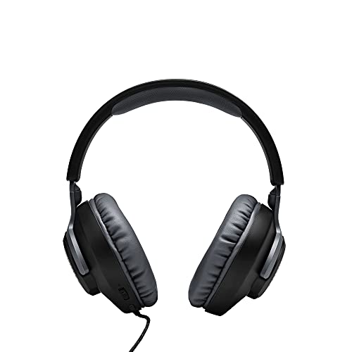 JBL Quantum 100 - Wired Over-Ear Gaming Headphones - Black (Renewed)