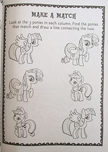 My Twilight Sparkle, Pinkie Pie Coloring and Activity Book - Little Pony Color Fun - 80 Pages